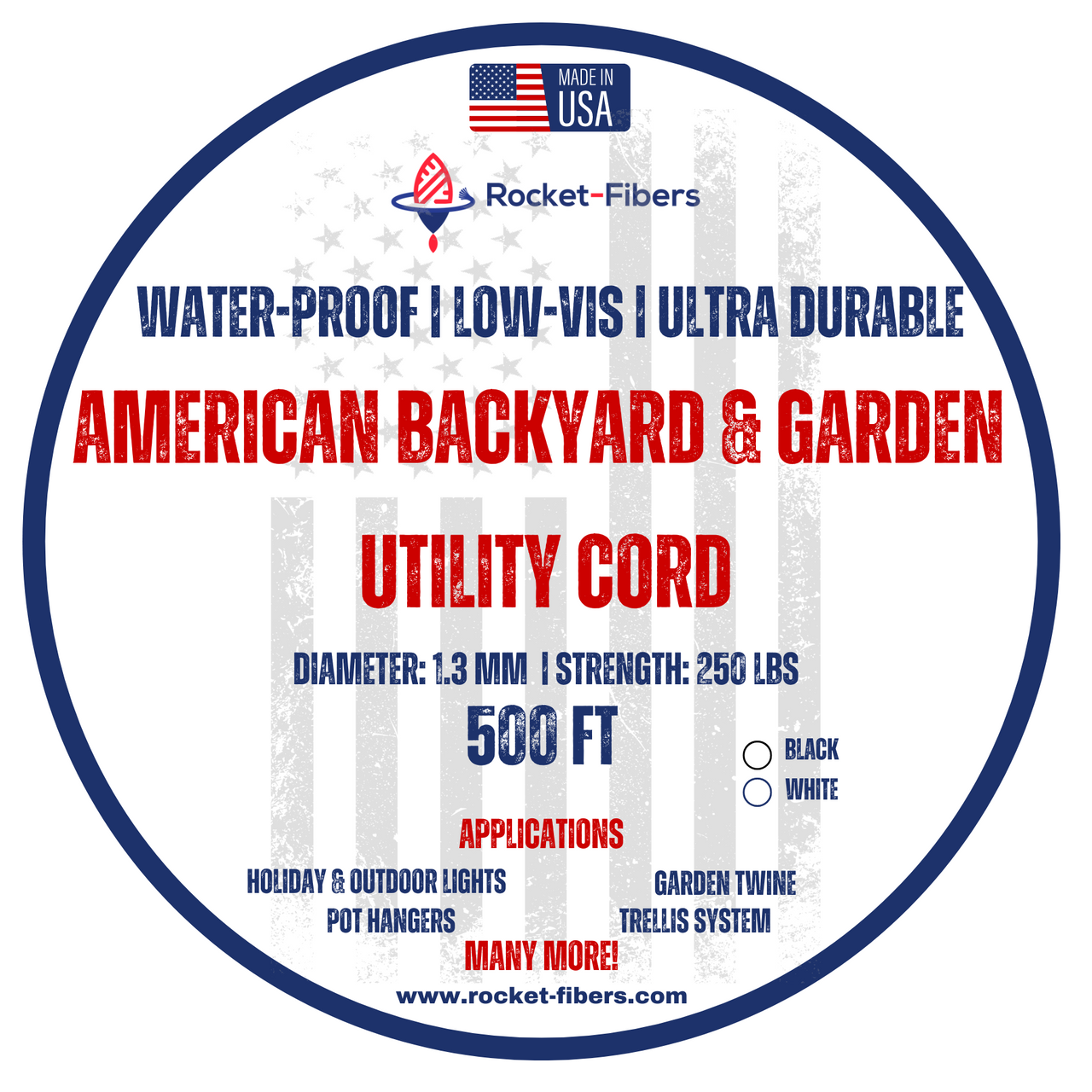 Backyard & Garden Utility Cord | Rocket-Fibers